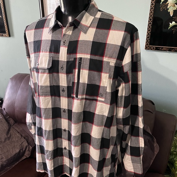 Wrangler | Shirts | Wrangler Atg All Terrain Hiking Flannel Shirt Xxl ...
